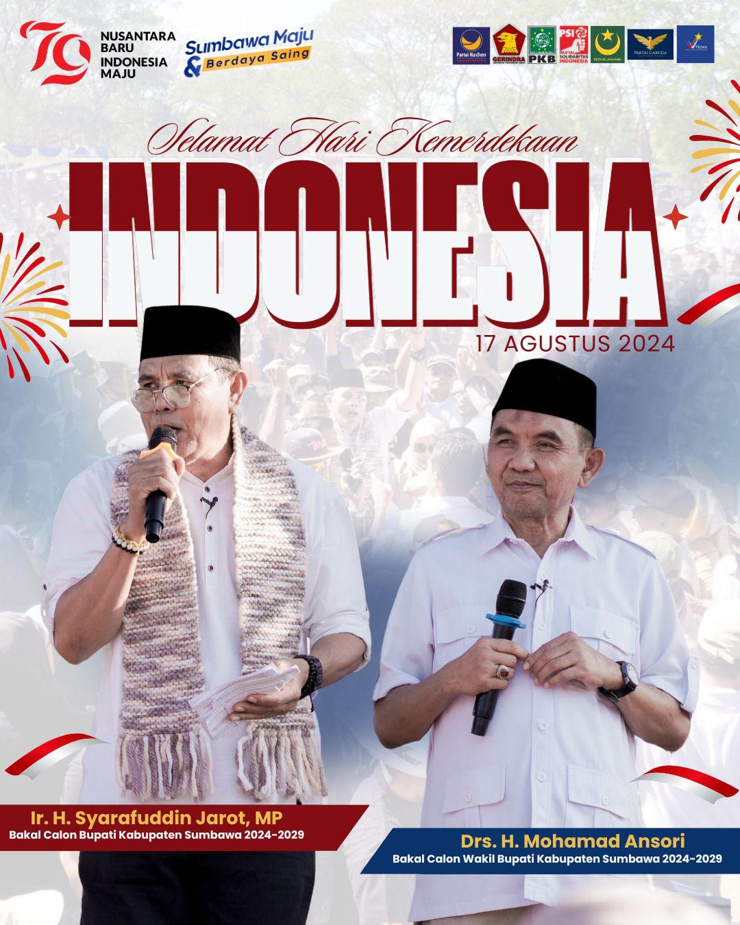 Jarot-Ansori Ajak Masyarakat Sumbawa Isi Kemerdekaan dengan Semangat ...